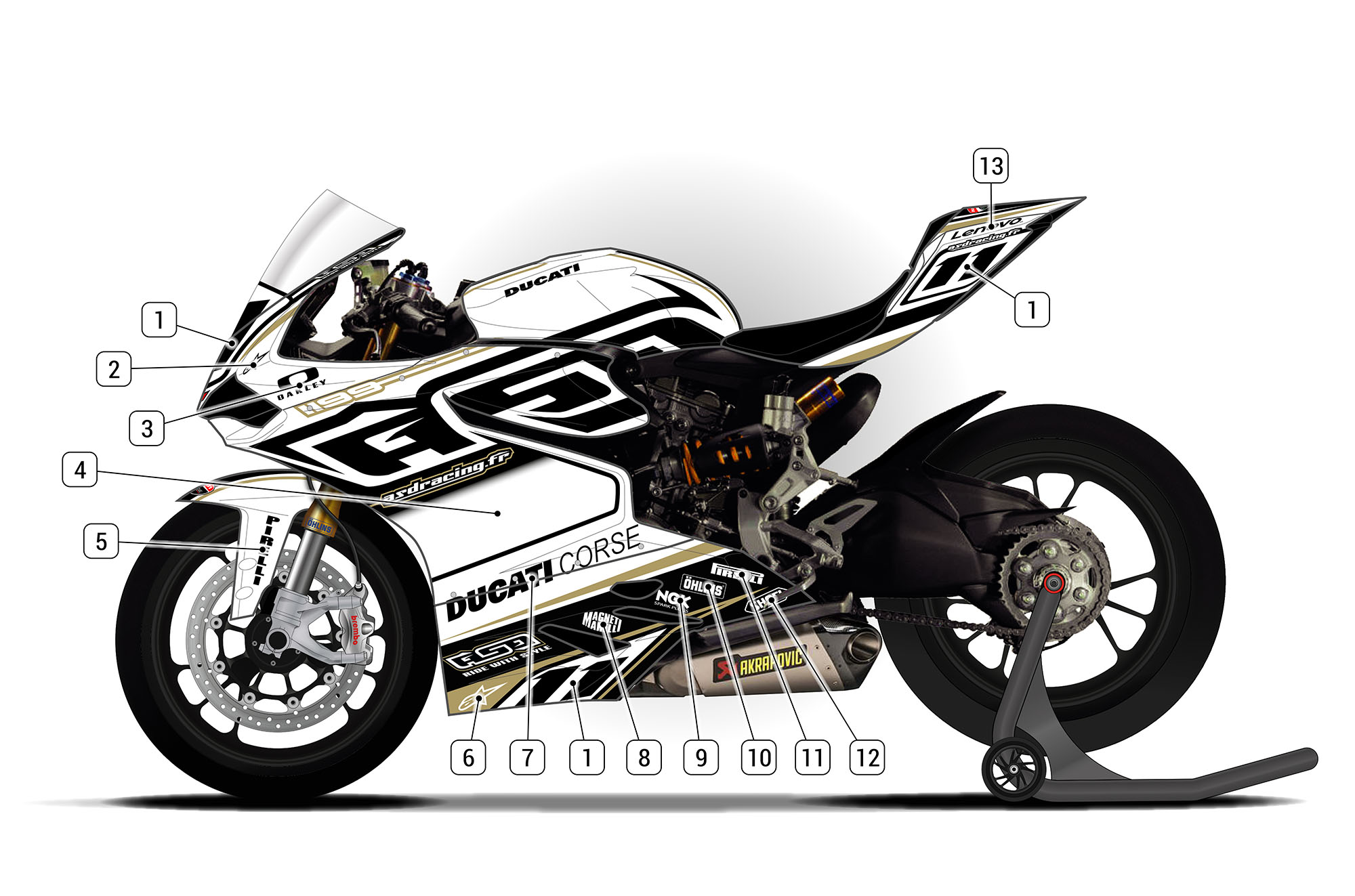 Ducati Panigale 1199 D1 | ASD Racing