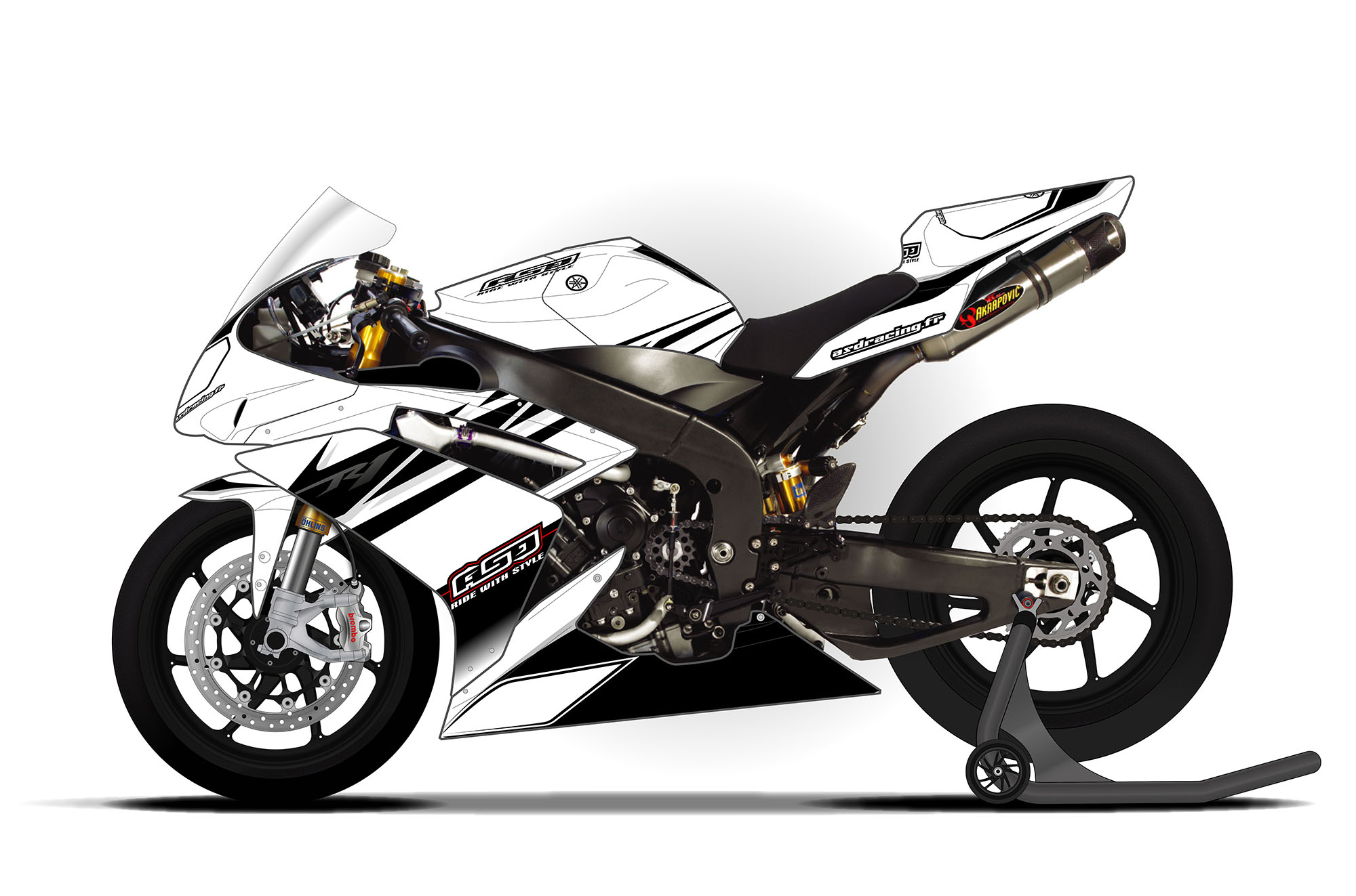 Yamaha R1 2007 08 ASD Racing Yamaha R1 2007 08 ASD Racing