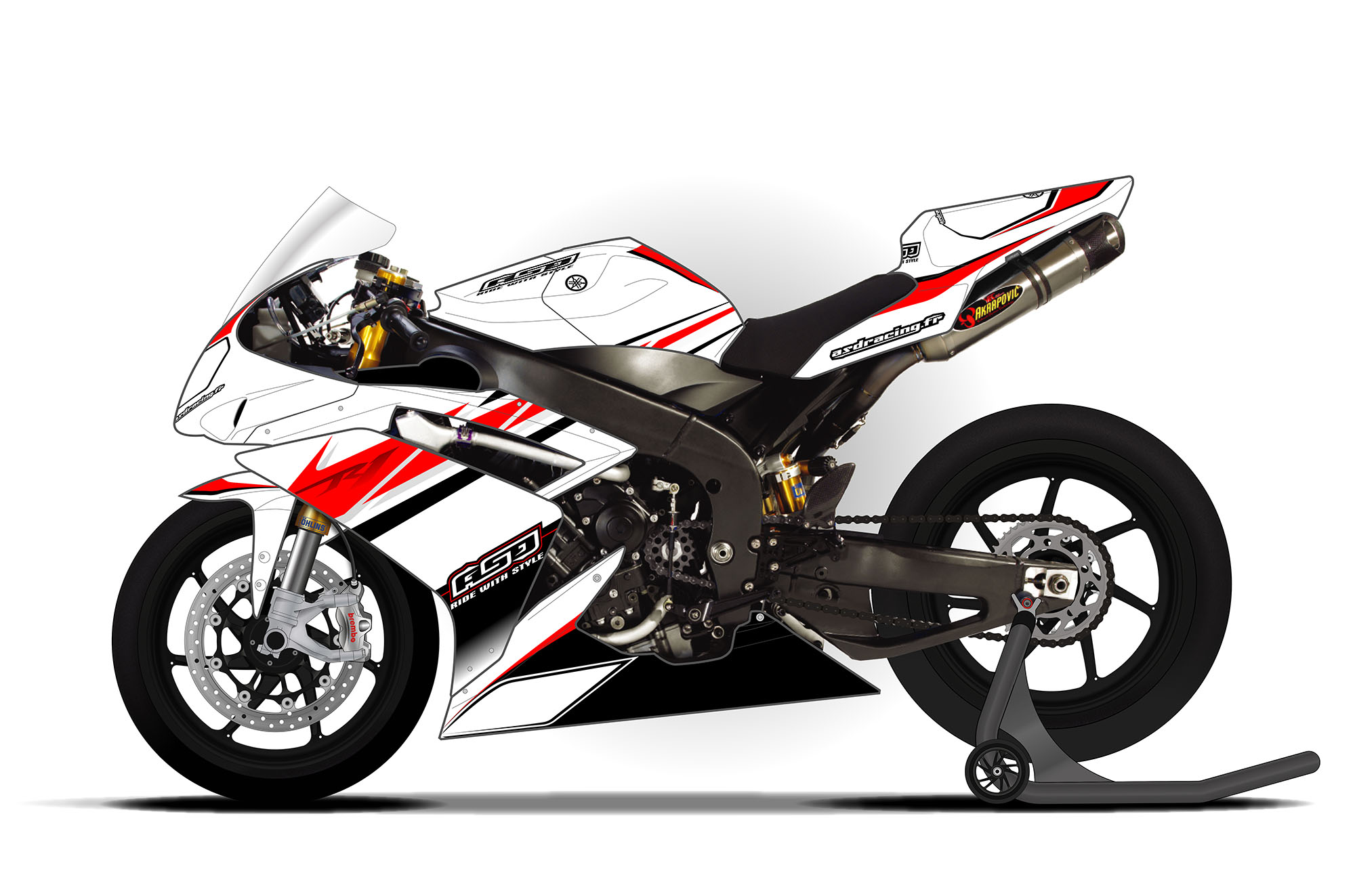 Yamaha R1 2007 08 ASD Racing Yamaha R1 2007 08 ASD Racing