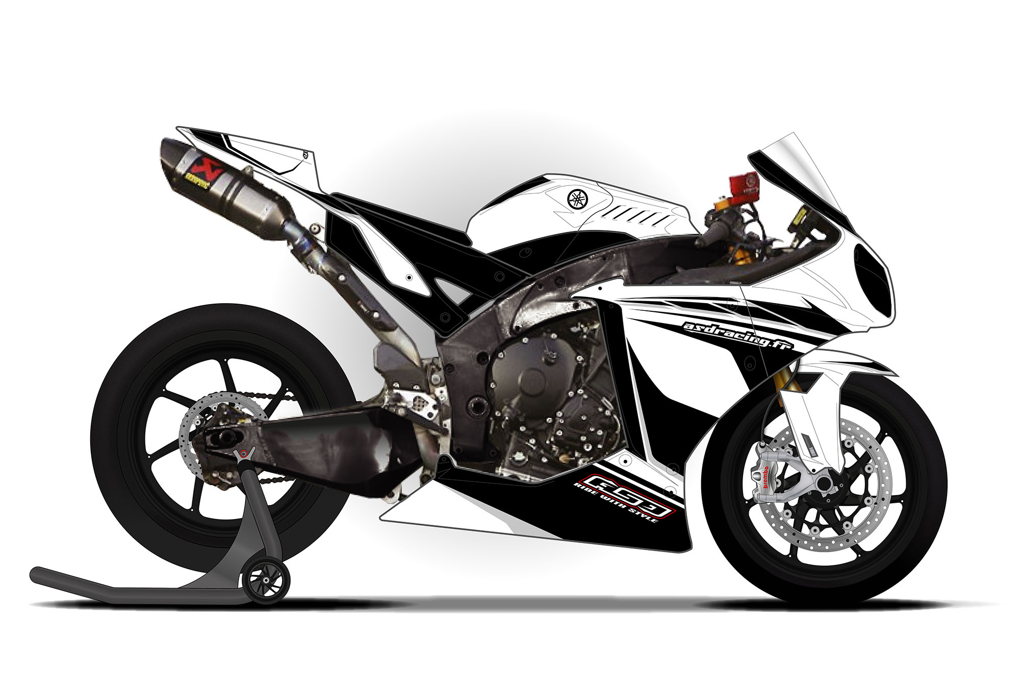Yamaha R1 2009 11 ASD Racing