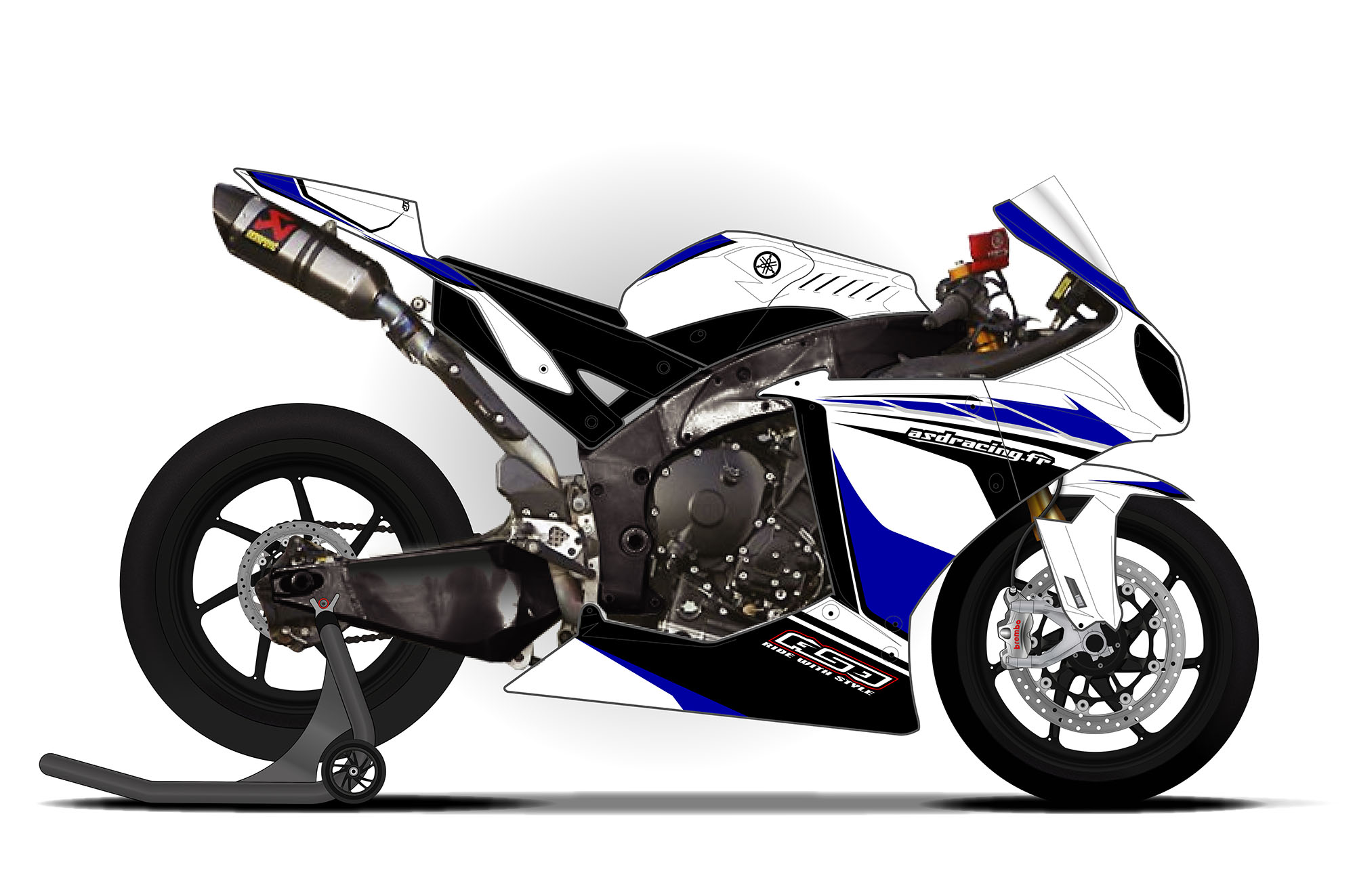 Yamaha R1 2009 11 ASD Racing Yamaha R1 2009 11 ASD Racing