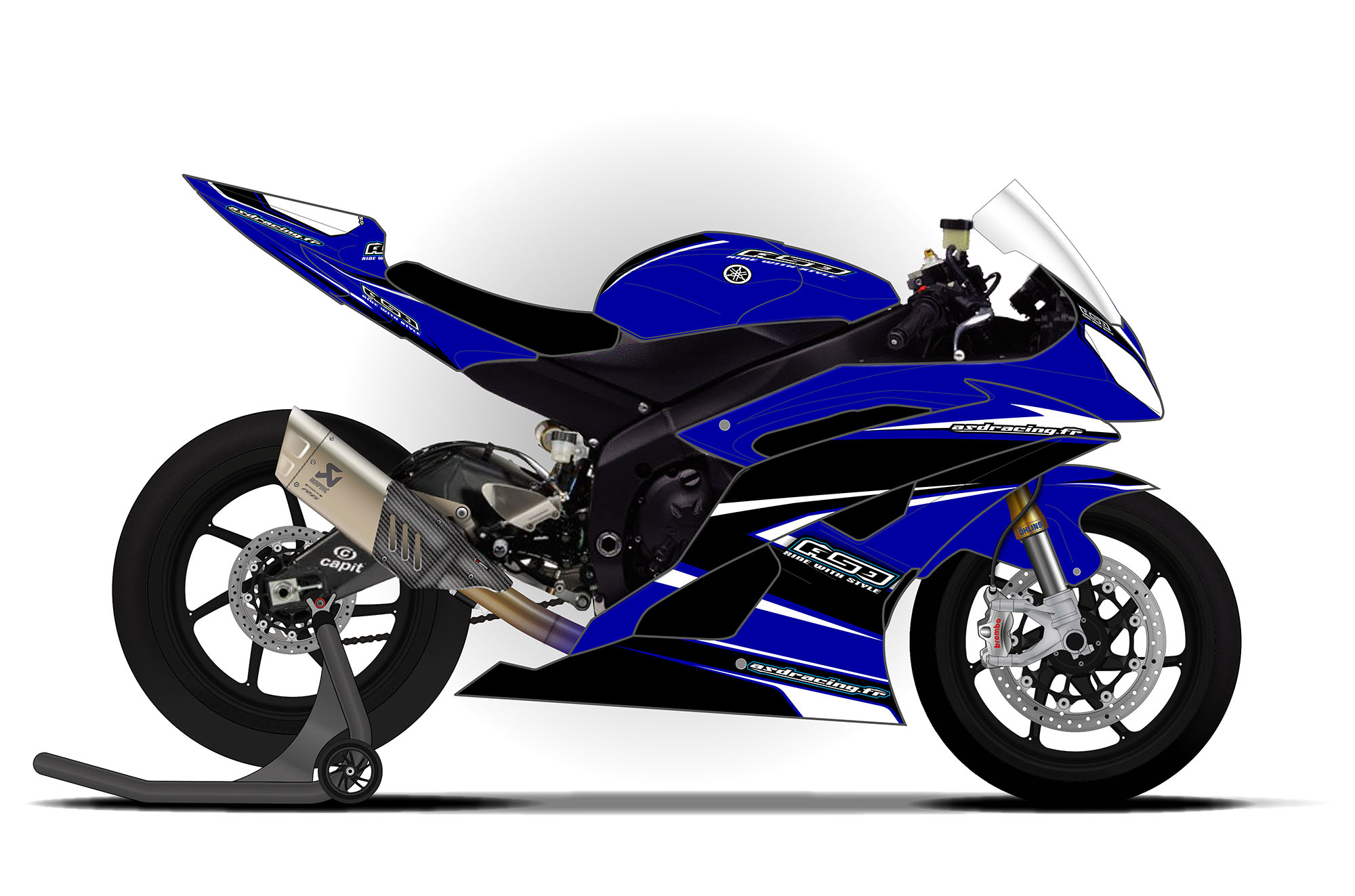 Yamaha R6 2008 16 ASD Racing Yamaha R6 2008 16 ASD Racing