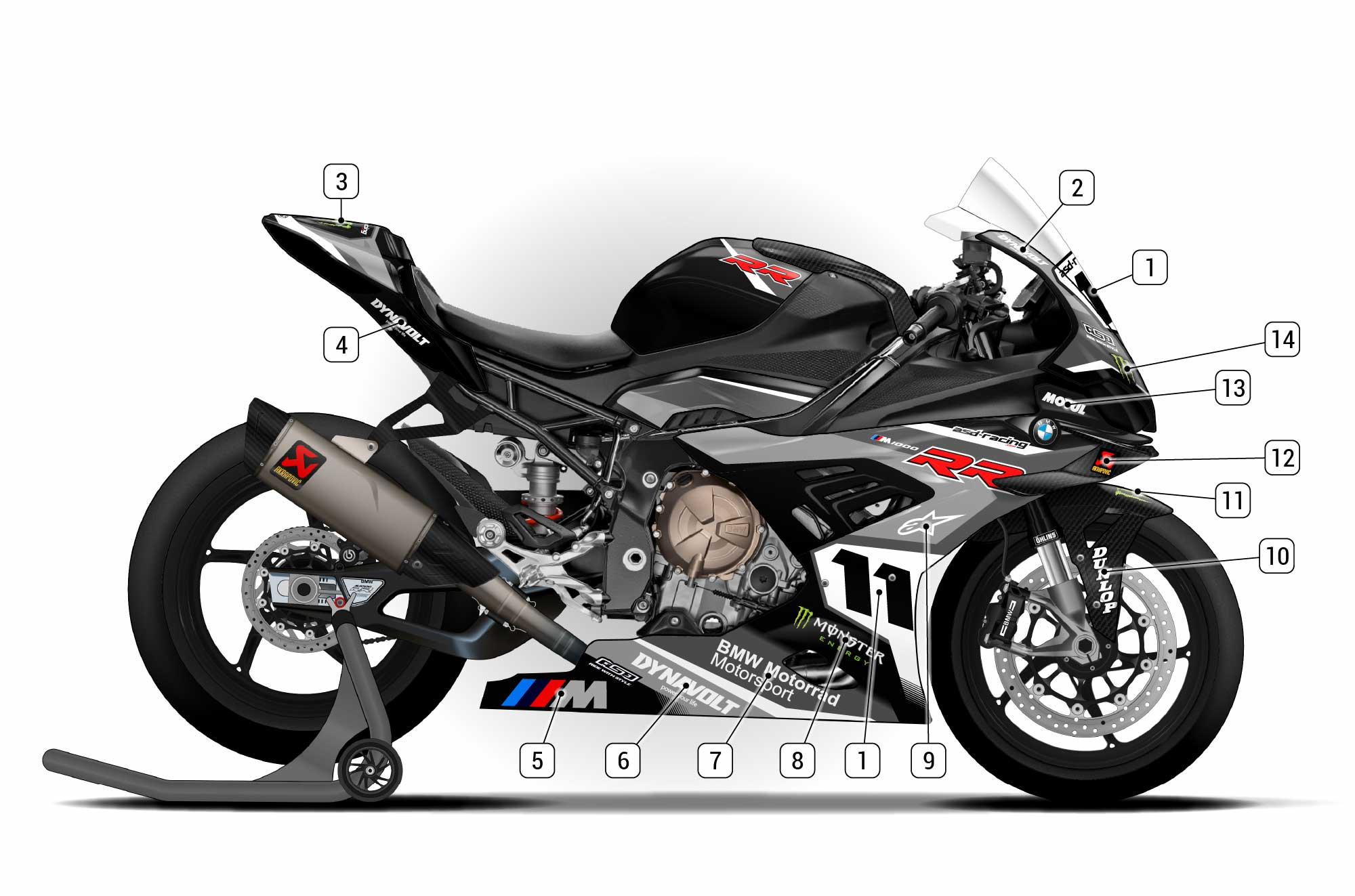 BMW M1000RR 2019/22 | ASD Racing