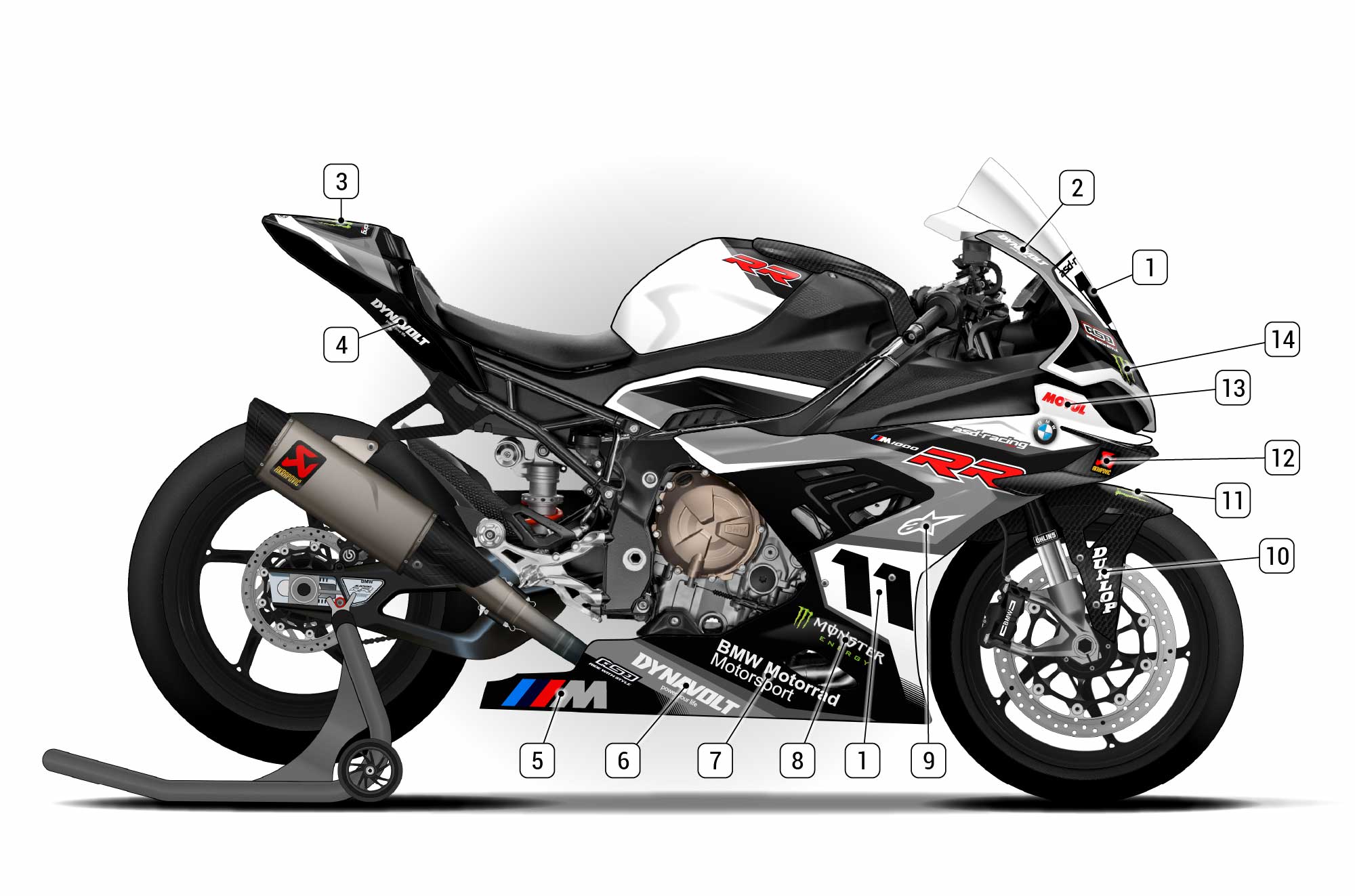 BMW M1000RR 2019/22 | ASD Racing