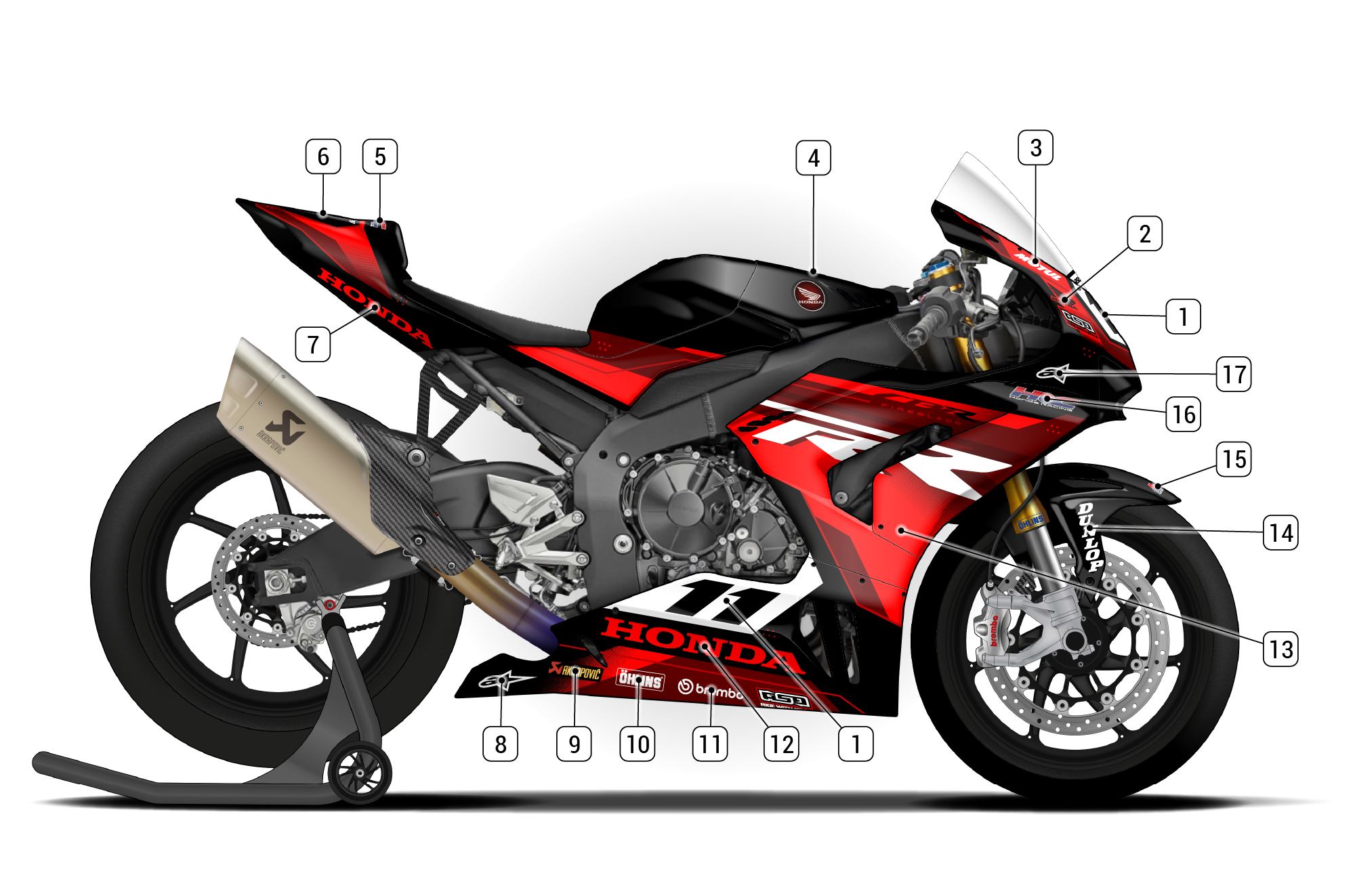 Honda CBR1000RR 2020/23 | ASD Racing