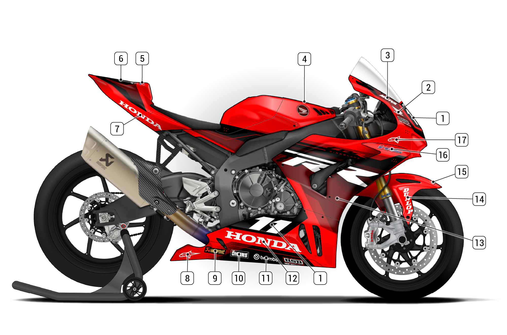 Honda CBR1000RR 2020/23 | ASD Racing