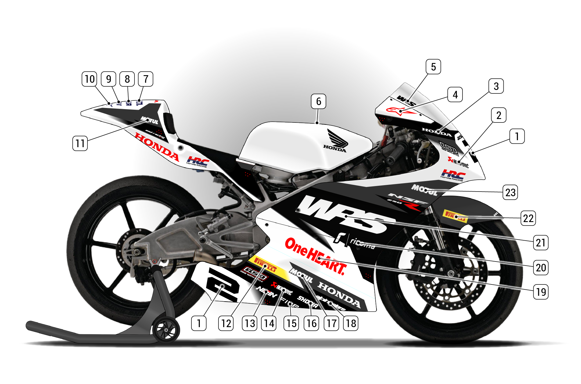 HONDA NSF250R 2013/24 | ASD Racing
