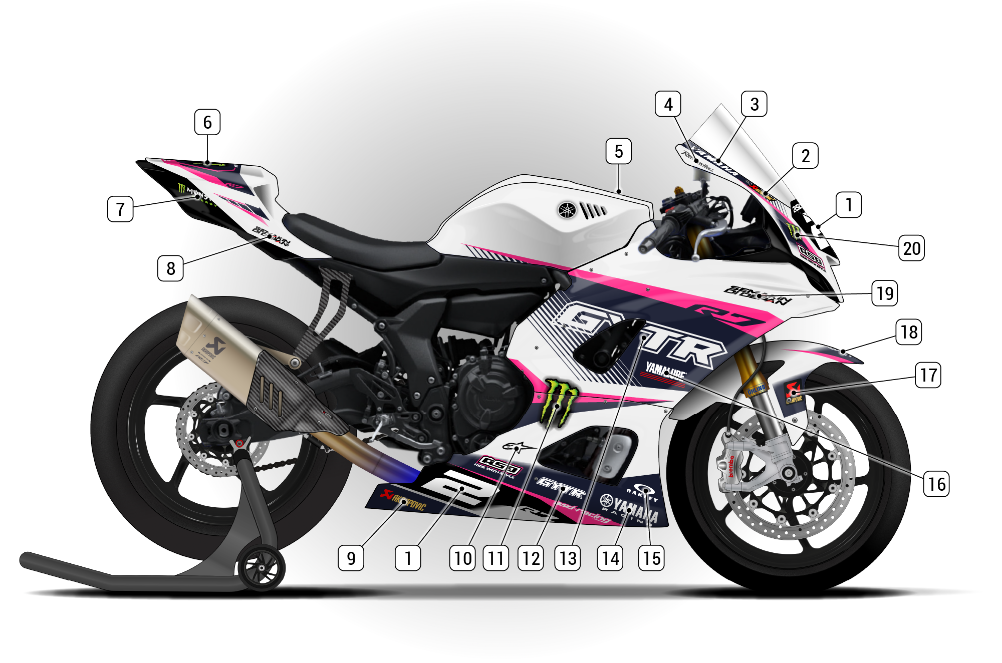 Yamaha R7 2021/25 | ASD Racing