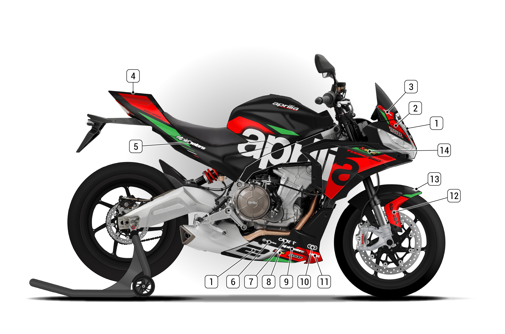 Aprilia Tuono 660 2021/24 | ASD Racing