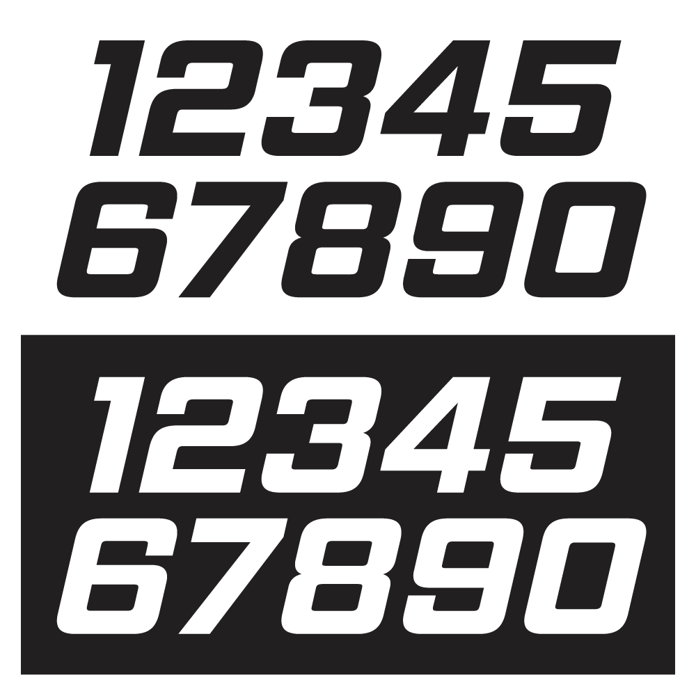 Race numbers | ASD Racing