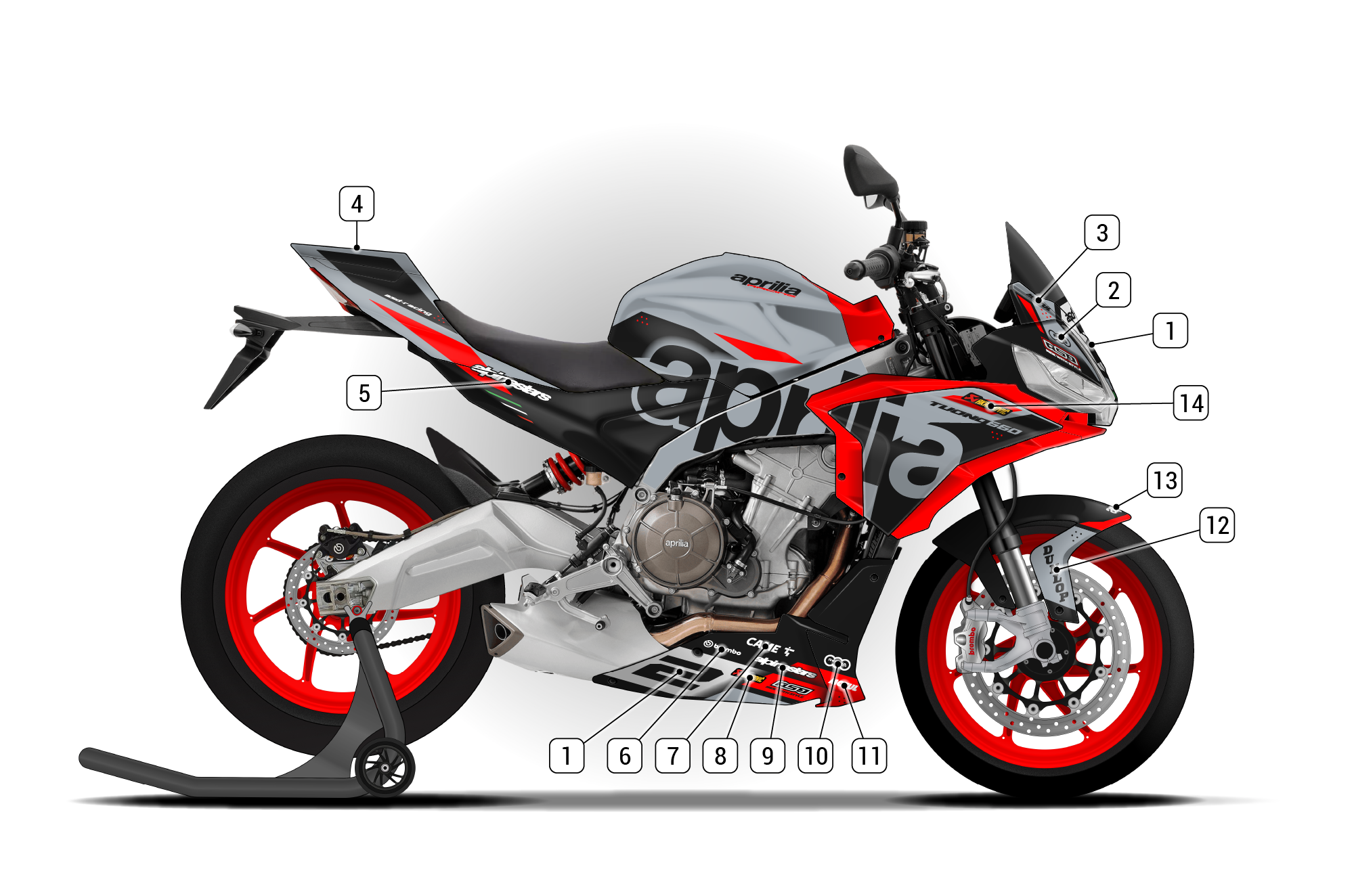 Aprilia Tuono 660 2021/24 | ASD Racing