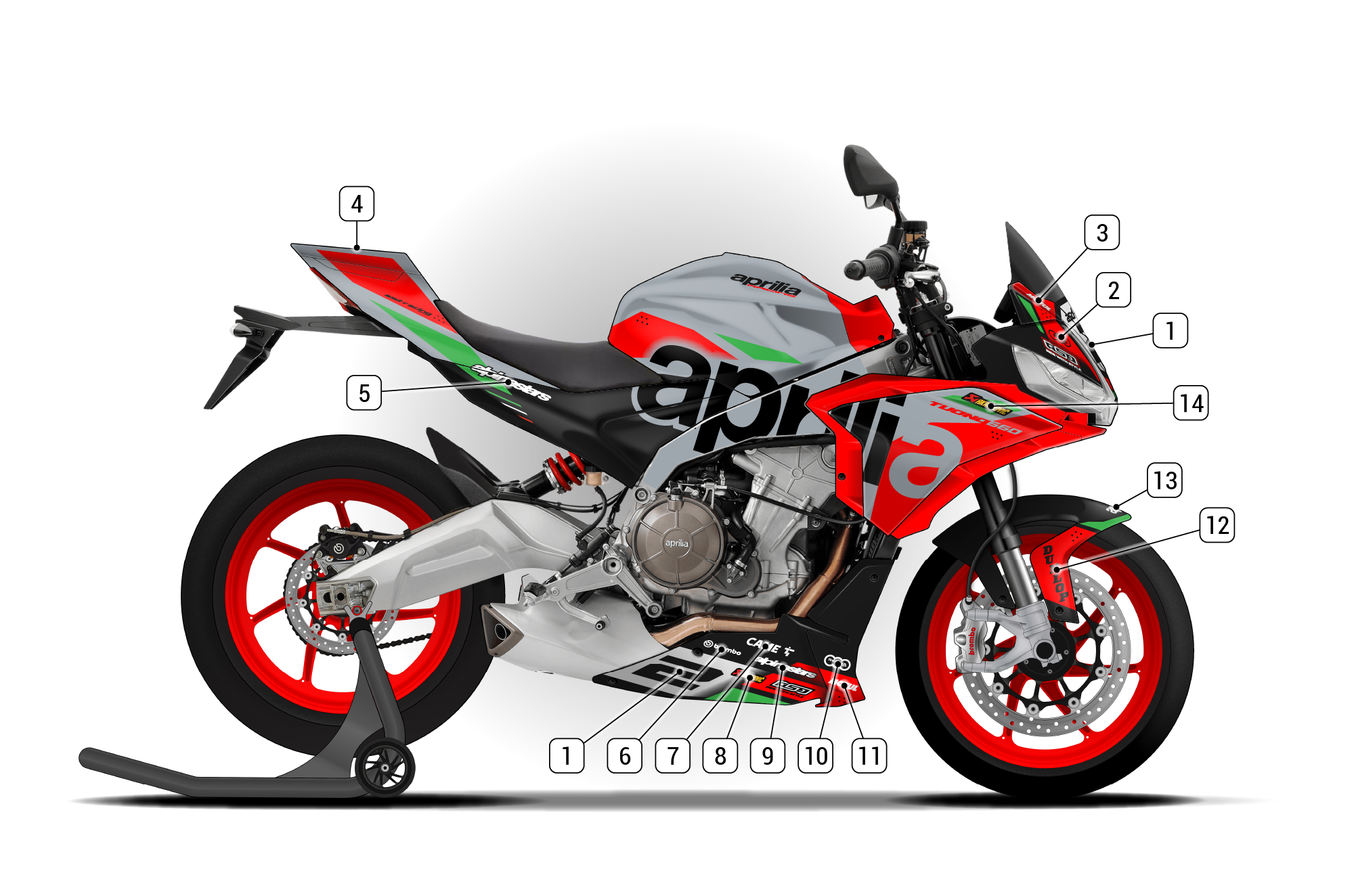 Aprilia Tuono 660 2021/24 | ASD Racing